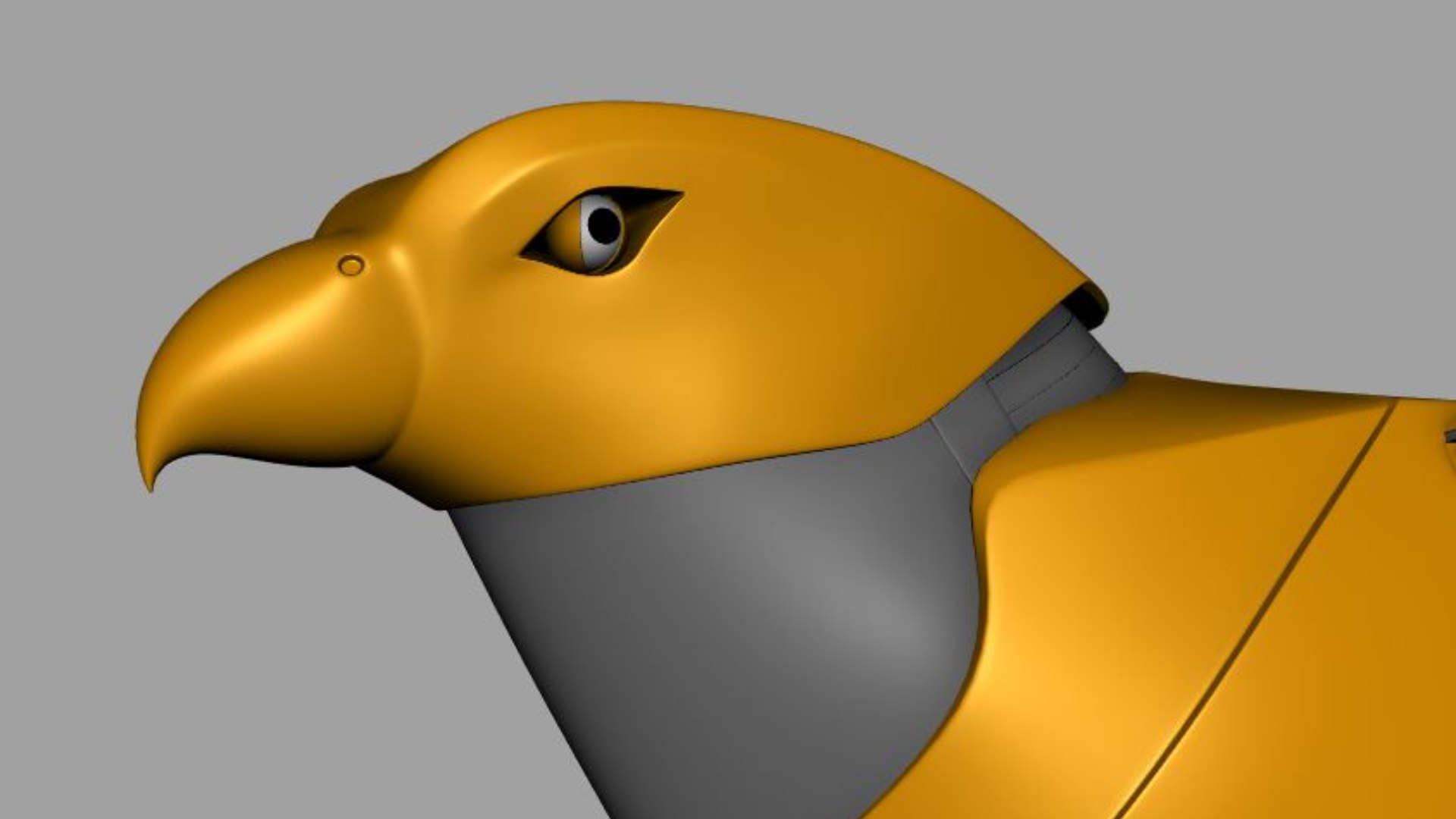 Falcon Robo 3D Model - TurboSquid 2230460