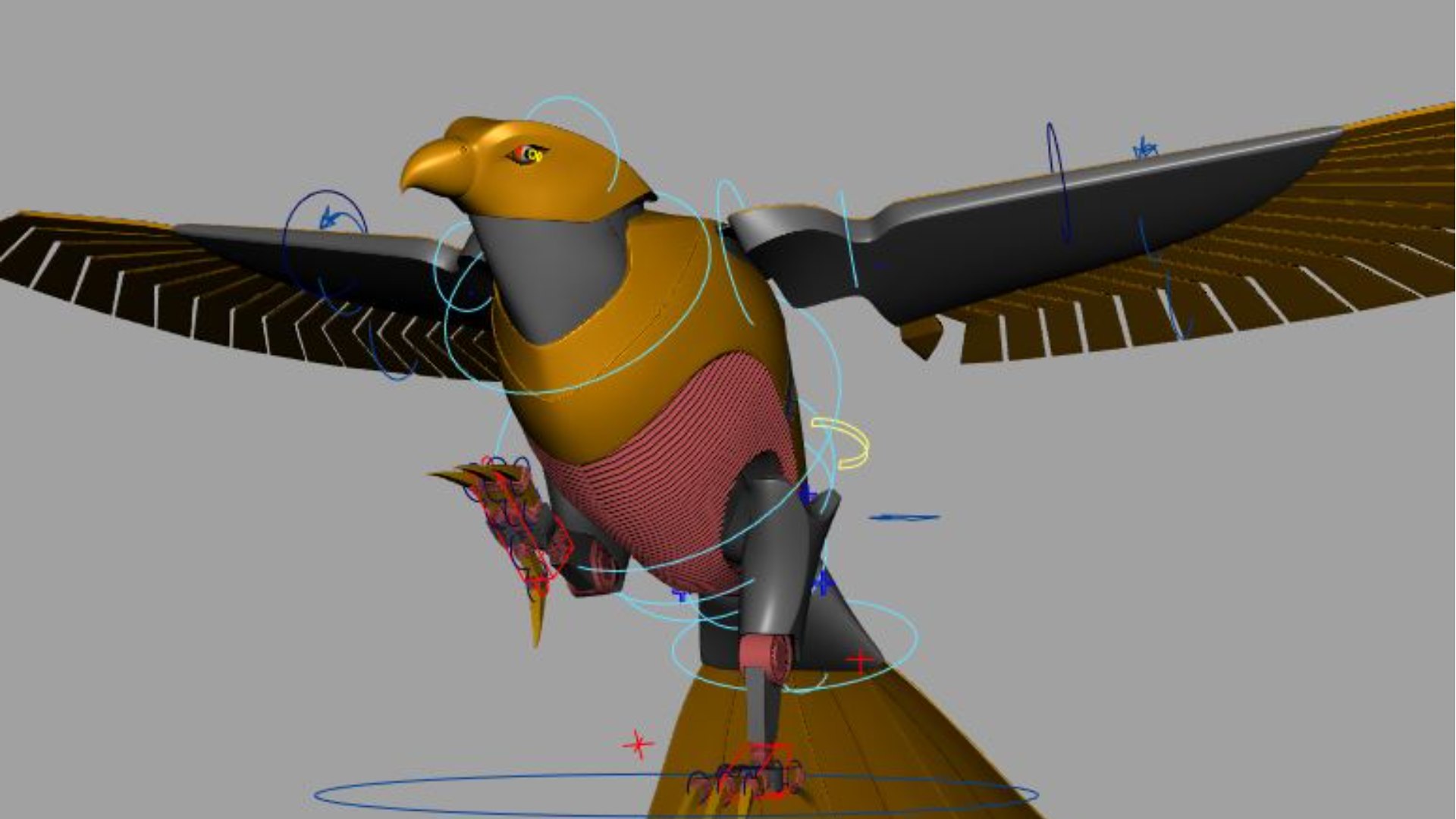 Falcon Robo 3D Model - TurboSquid 2230460
