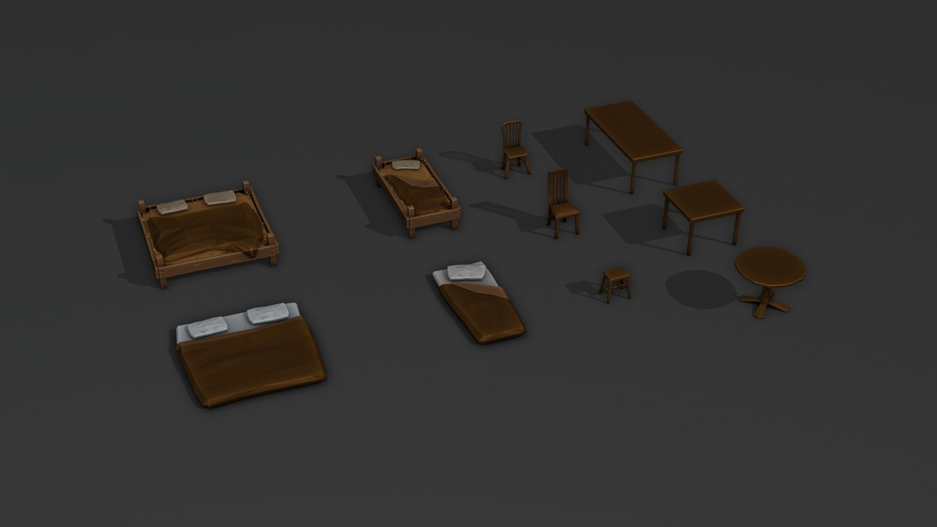 Free Furniture Free Pack 3D Model - TurboSquid 2140544