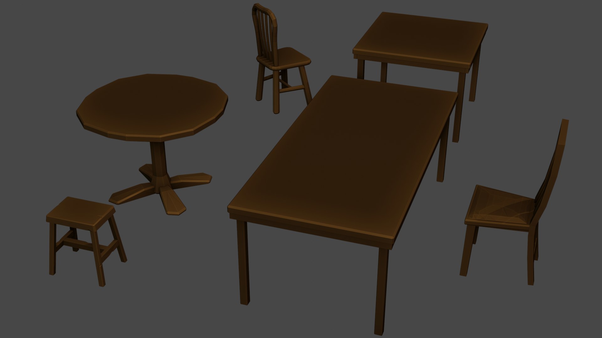Free Furniture Free Pack 3D Model - TurboSquid 2140544