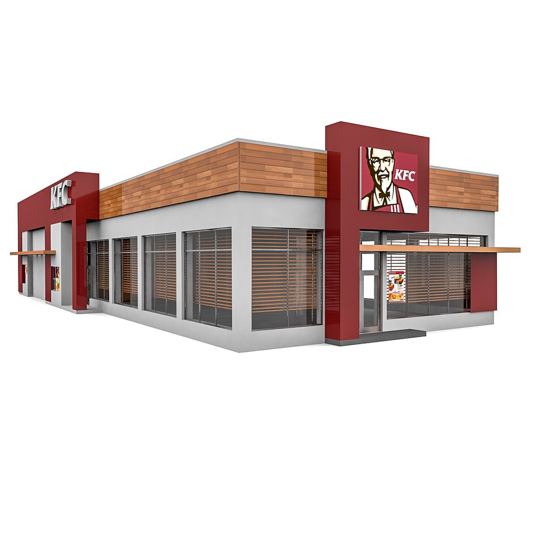 3D 5 Kfc - TurboSquid 1158188