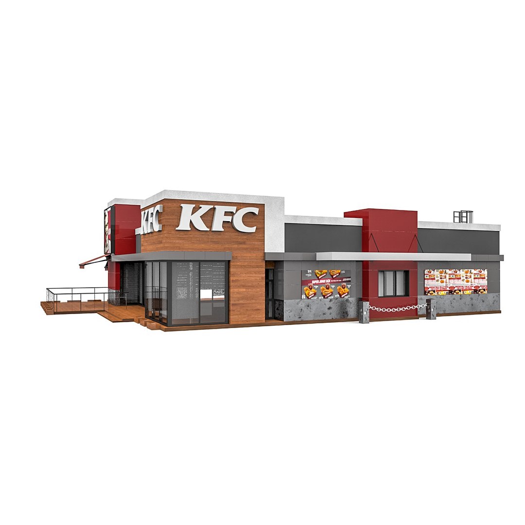 3D 5 Kfc - TurboSquid 1158188