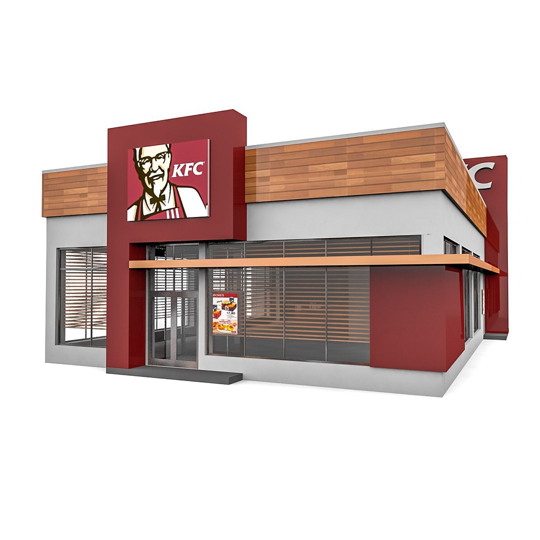 3D 5 Kfc - TurboSquid 1158188