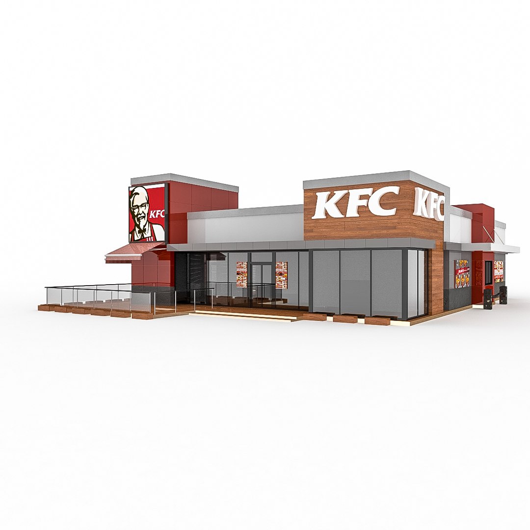 3D 5 Kfc - TurboSquid 1158188