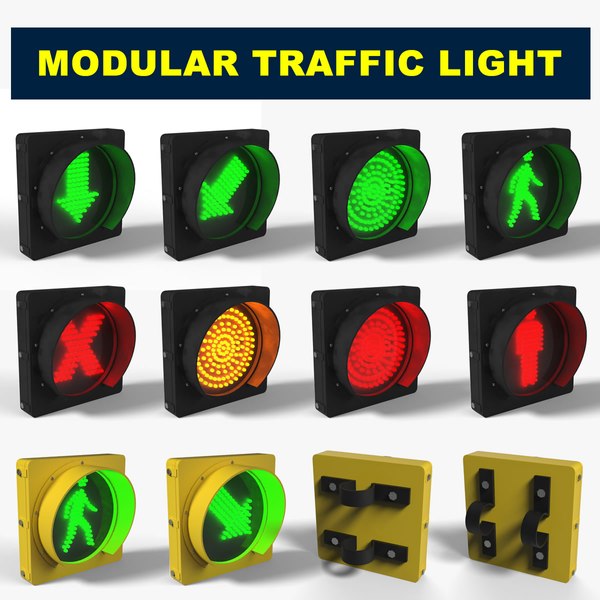modelo 3d Semáforo modular - TurboSquid 2121310