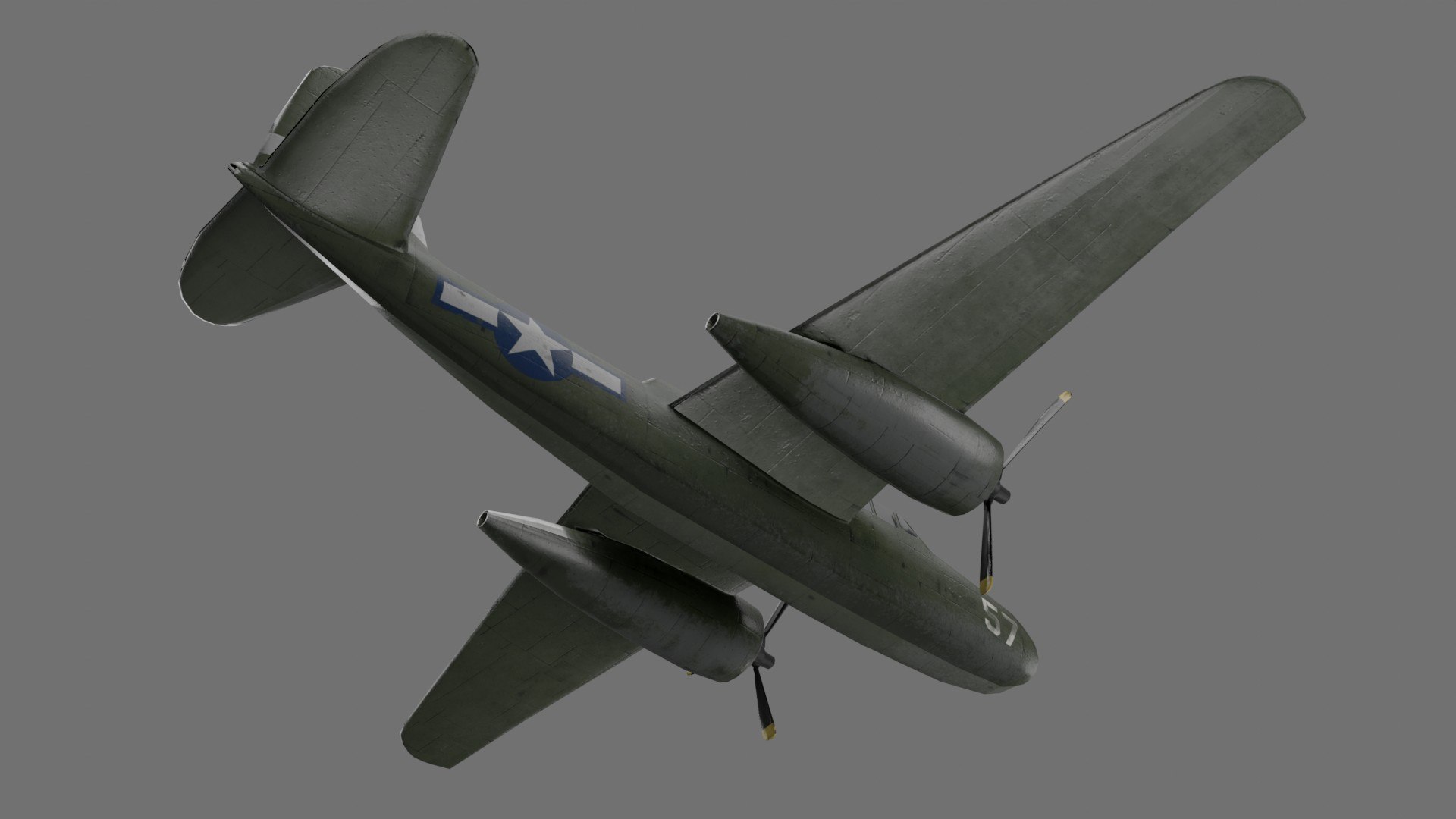 Douglas A-20 Havoc Plane 3D - TurboSquid 2389063
