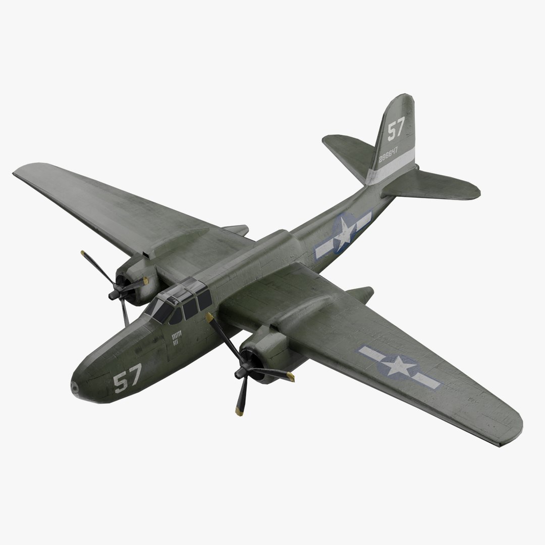 Douglas A-20 Havoc Plane 3D - TurboSquid 2389063