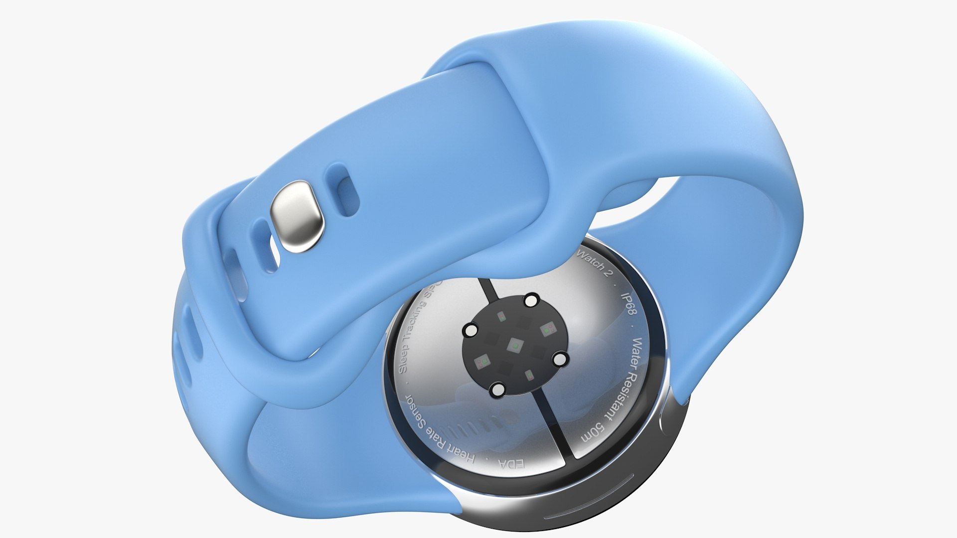 Google Pixel Watch 2 Bay Blue 3D - TurboSquid 2136692