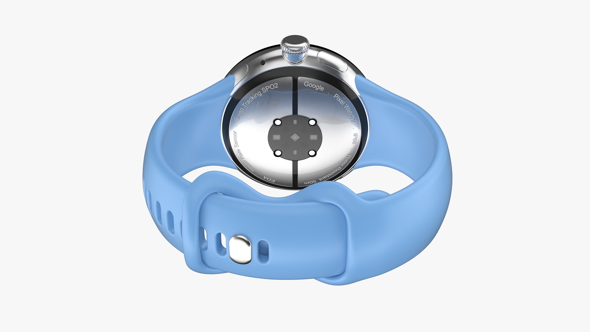 Google Pixel Watch 2 Bay Blue 3D - TurboSquid 2136692