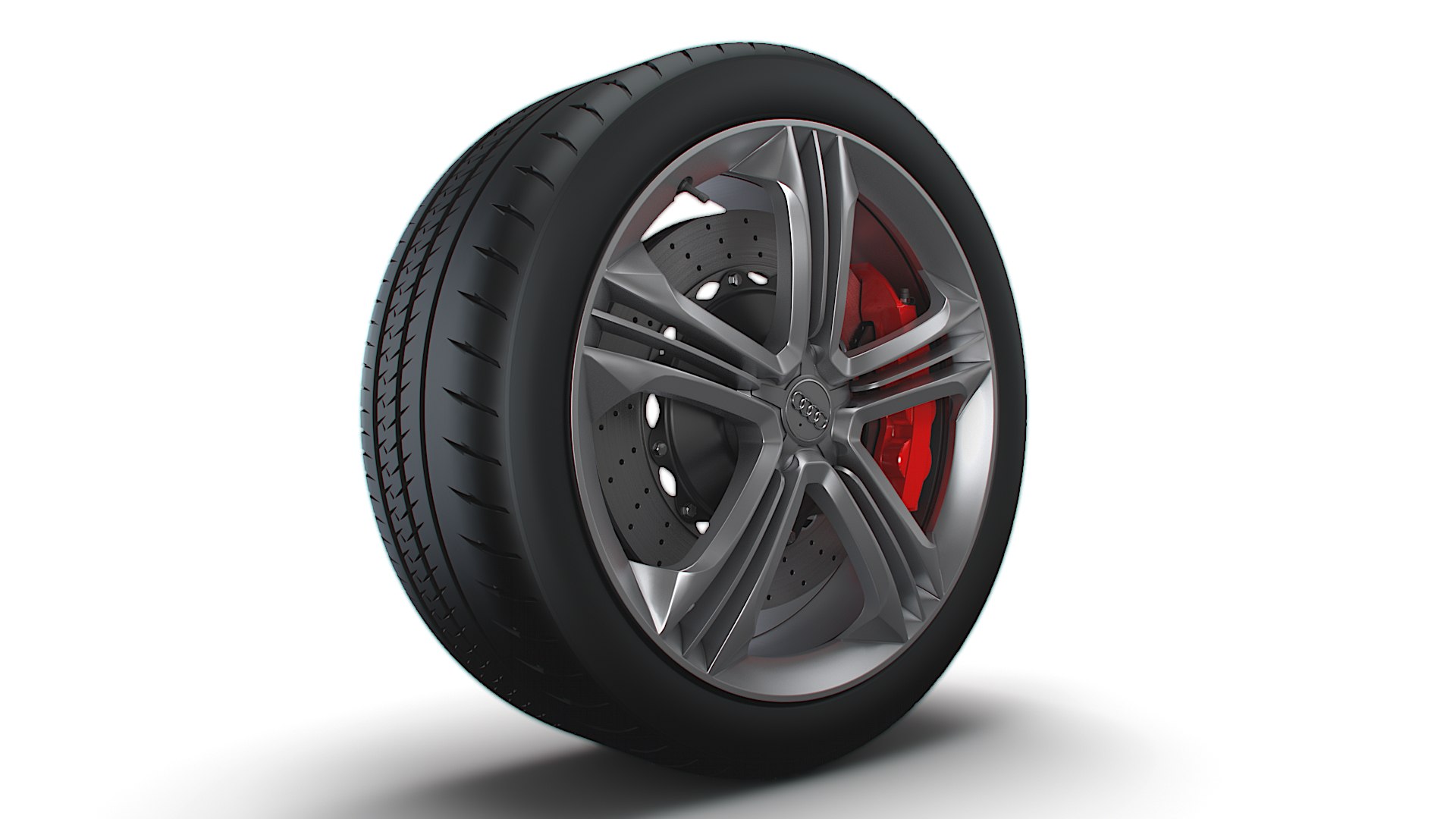 3D Audi R8 Wheel Model - TurboSquid 2021719