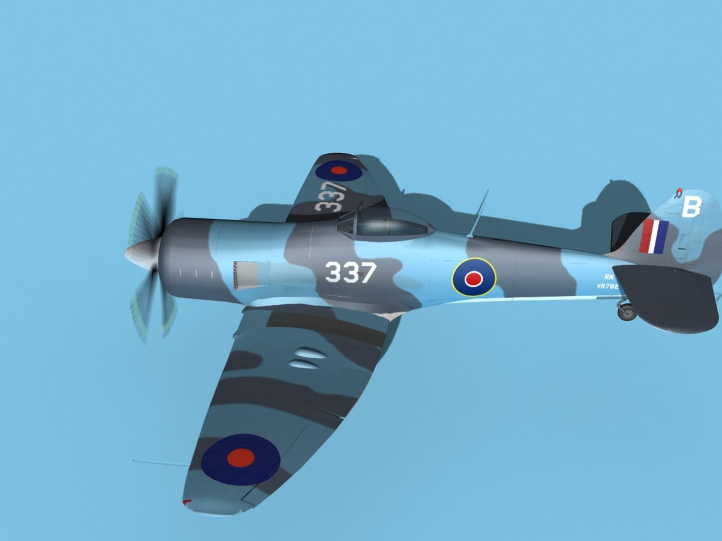 3D Propeller Hawker Sea Fury Model - TurboSquid 1488986