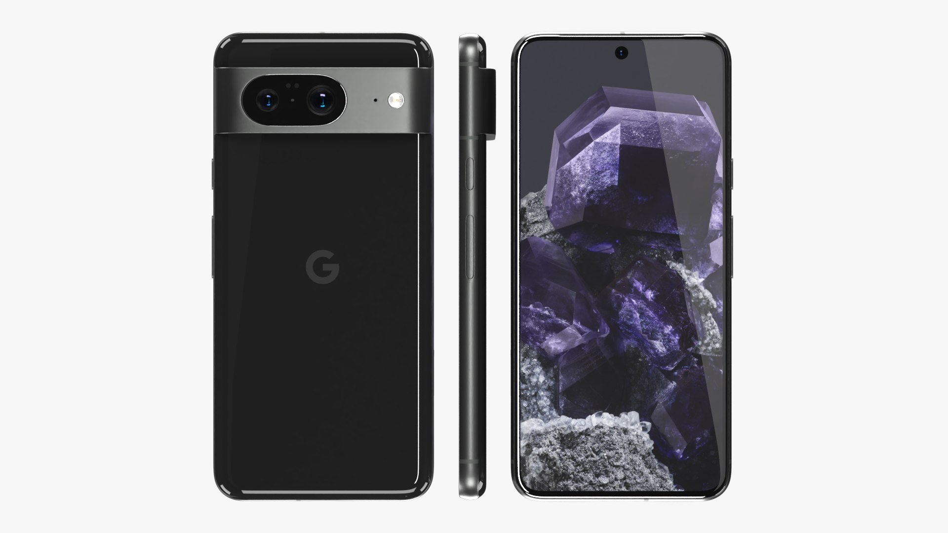 Google Pixel 8 Obsidian 3D Model - TurboSquid 2136946