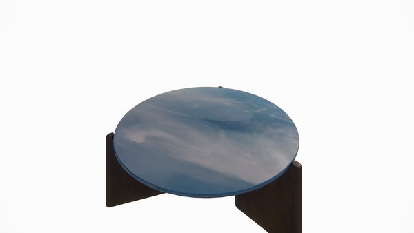 3D Coffee Table Marble Retro - TurboSquid 2021805
