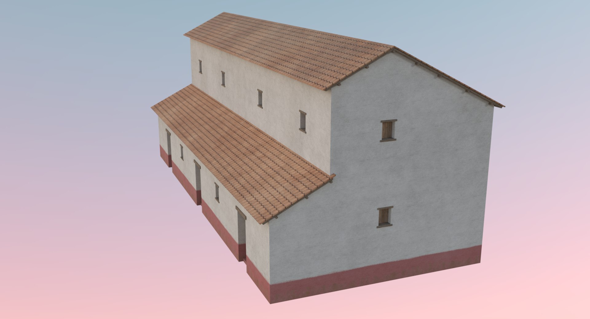 Roman Building 7 3D Model - TurboSquid 1187895