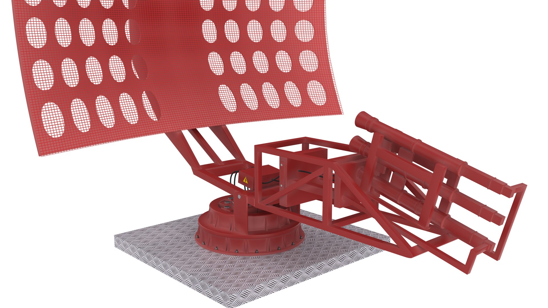 3D Sattelite Dish And Surveillance Radar Model - TurboSquid 2285663