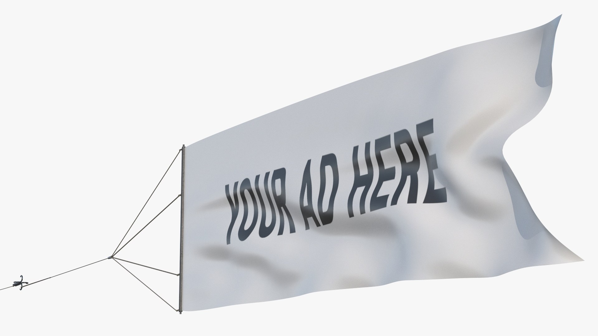 3D Big Advertising Air Banner - TurboSquid 2346122
