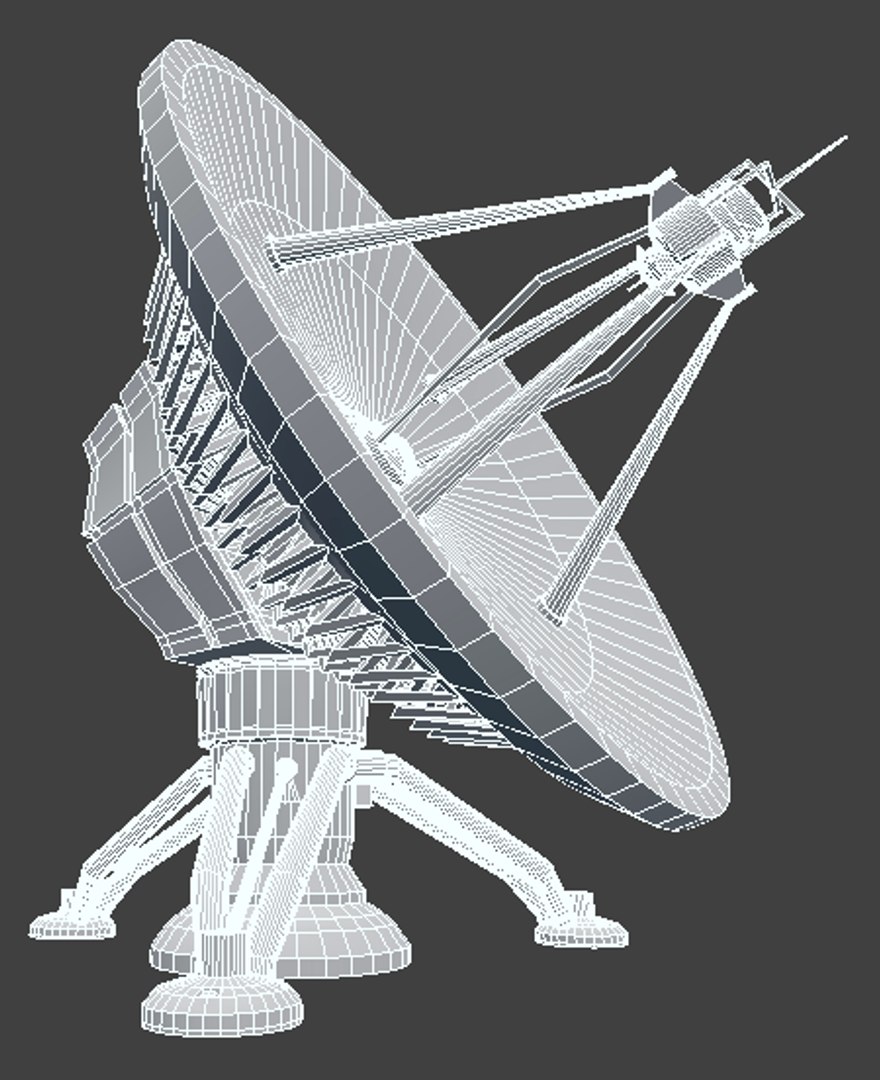 3d Satellite Dish