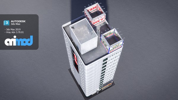 modelo 3d Edificio japonés 0002 - TurboSquid 2279640