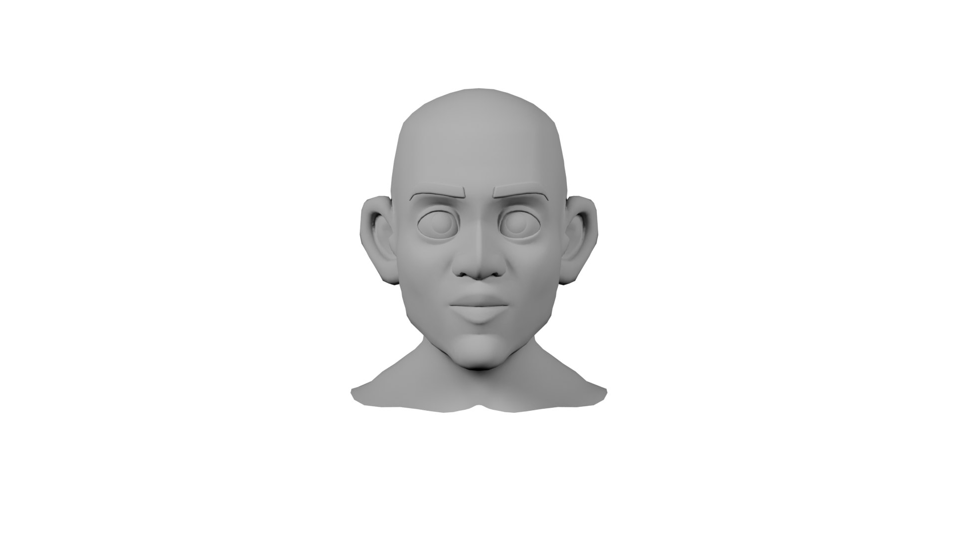 Stylized Character Head Base Mesh - Vol1 3D Model - TurboSquid 2284792