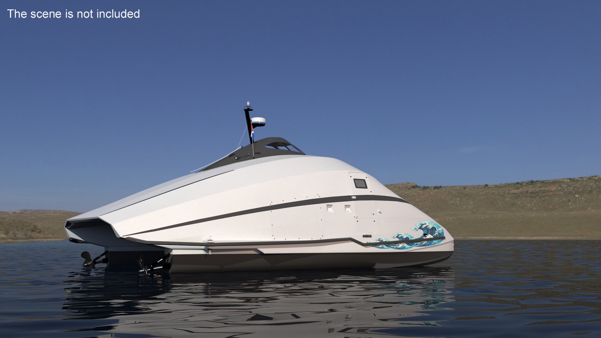 3D High Speed Catamaran Ferry Model - TurboSquid 2243040