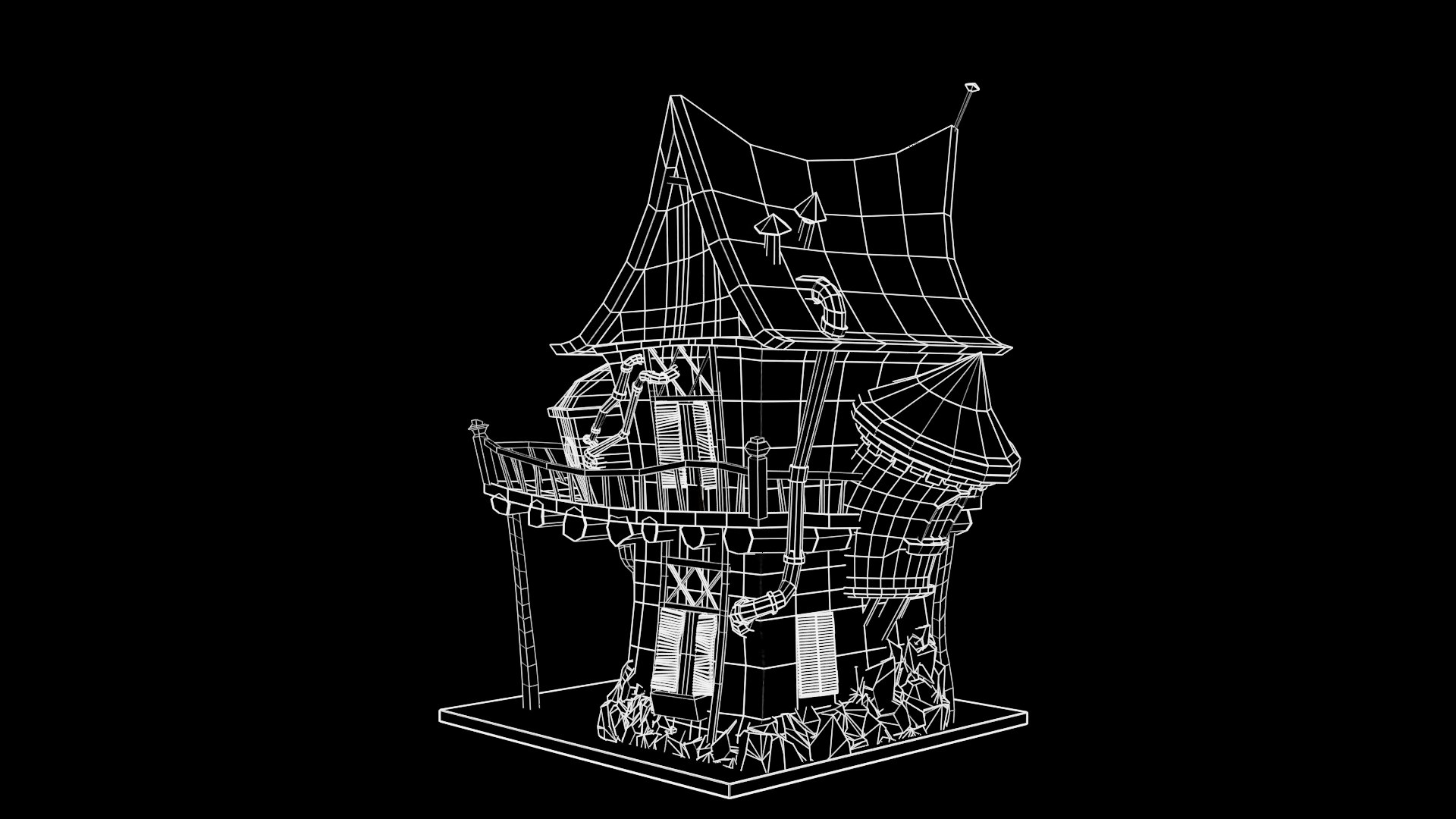 3D House Cartoon Inventor - TurboSquid 1306638