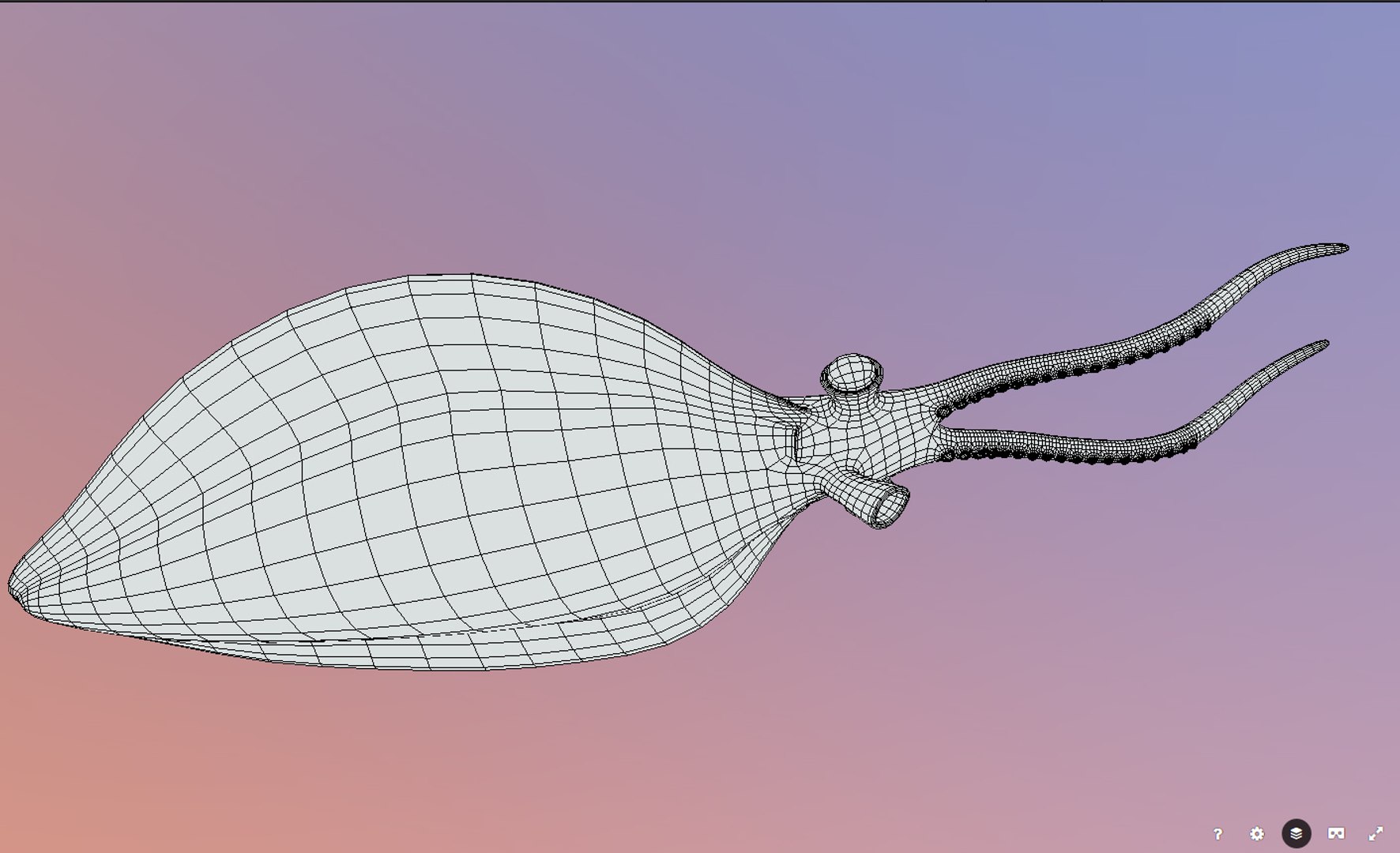 3D Nectocaris Pteryx - TurboSquid 1576374