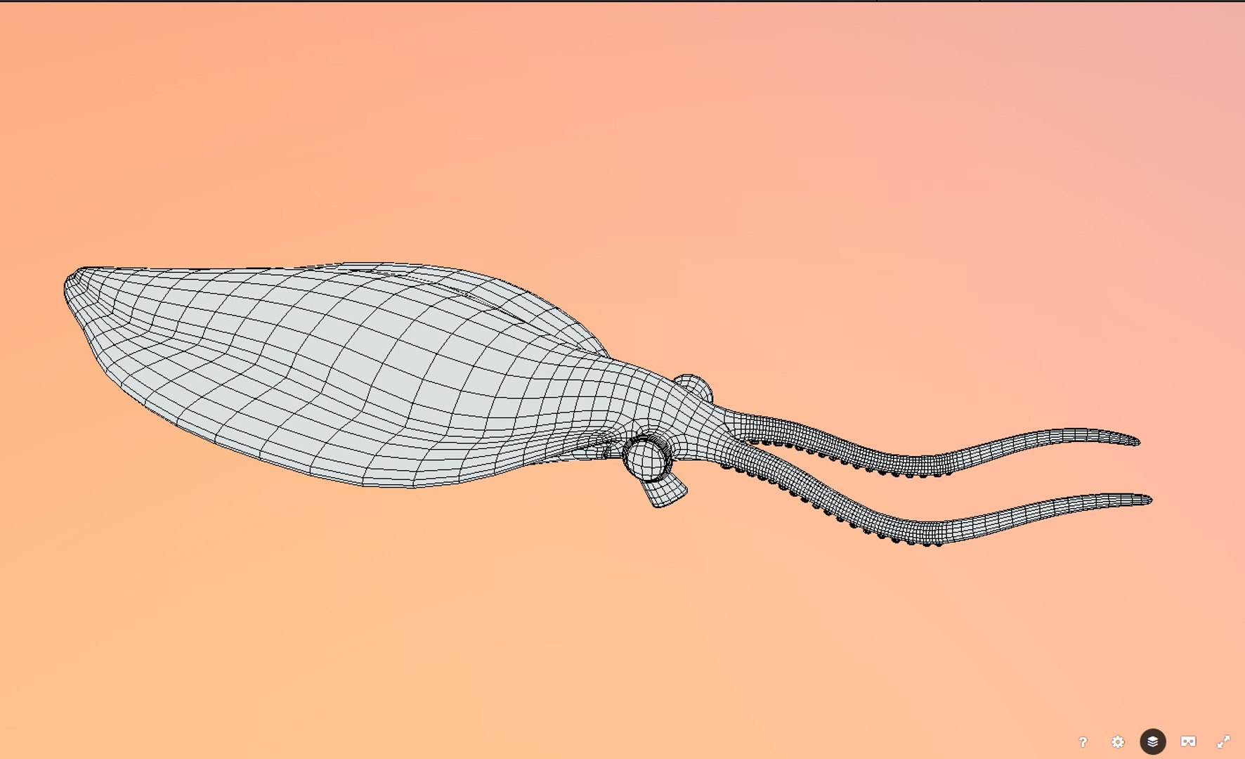 3D Nectocaris Pteryx - TurboSquid 1576374