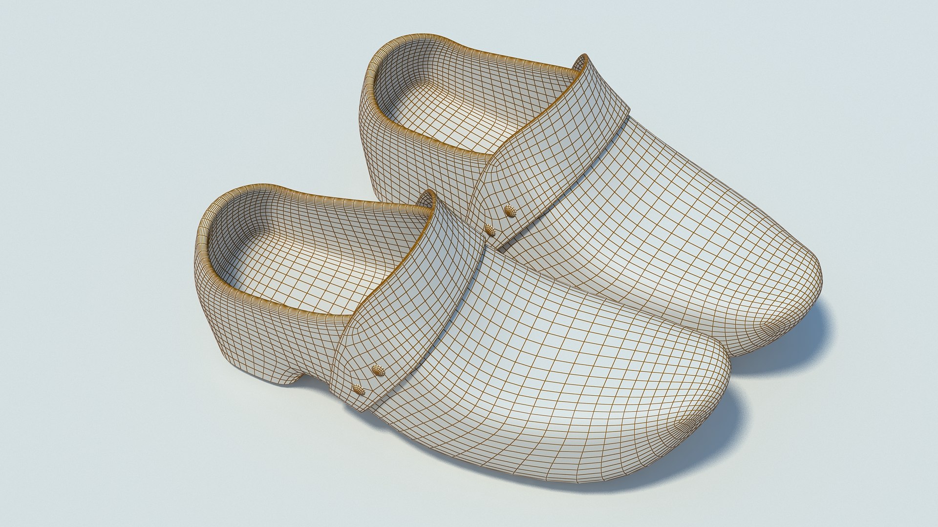 Clogs Old 3D Model - TurboSquid 1675254