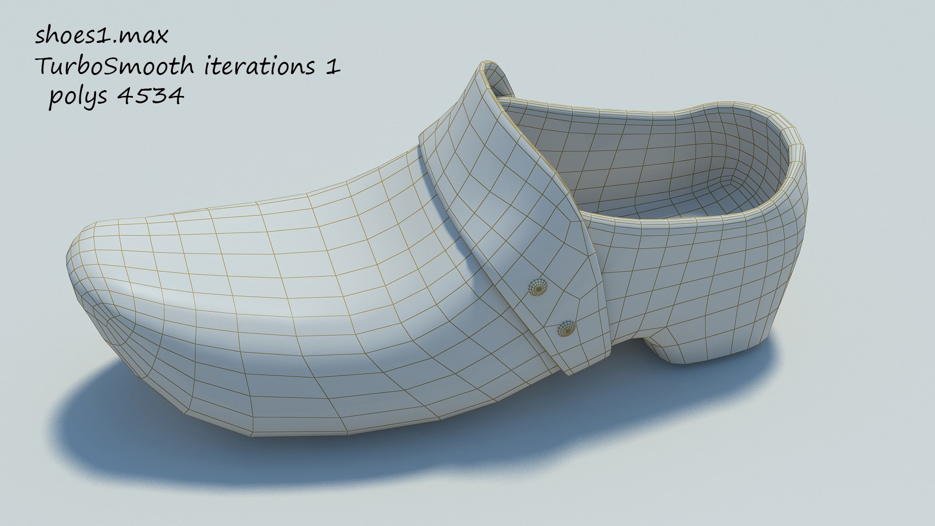 Clogs Old 3D Model - TurboSquid 1675254
