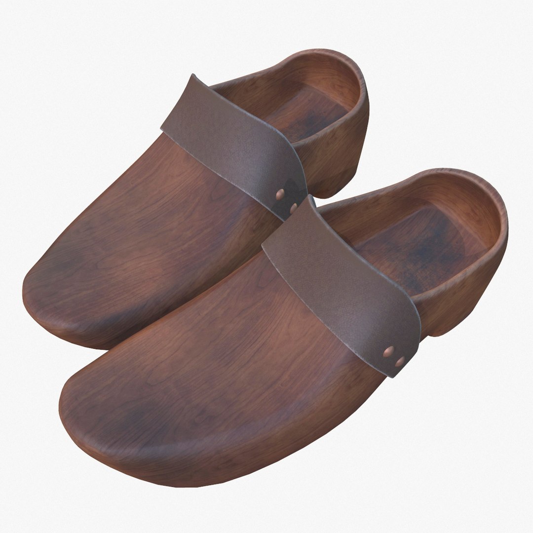 Clogs Old 3D Model - TurboSquid 1675254