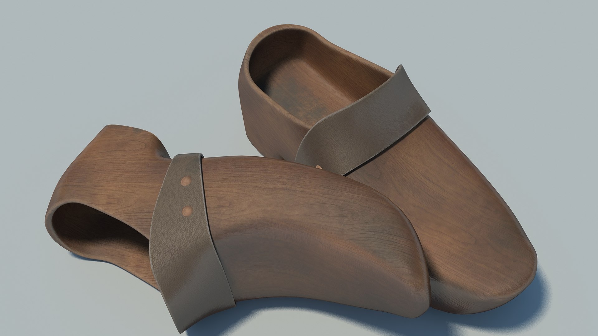 Clogs Old 3D Model - TurboSquid 1675254
