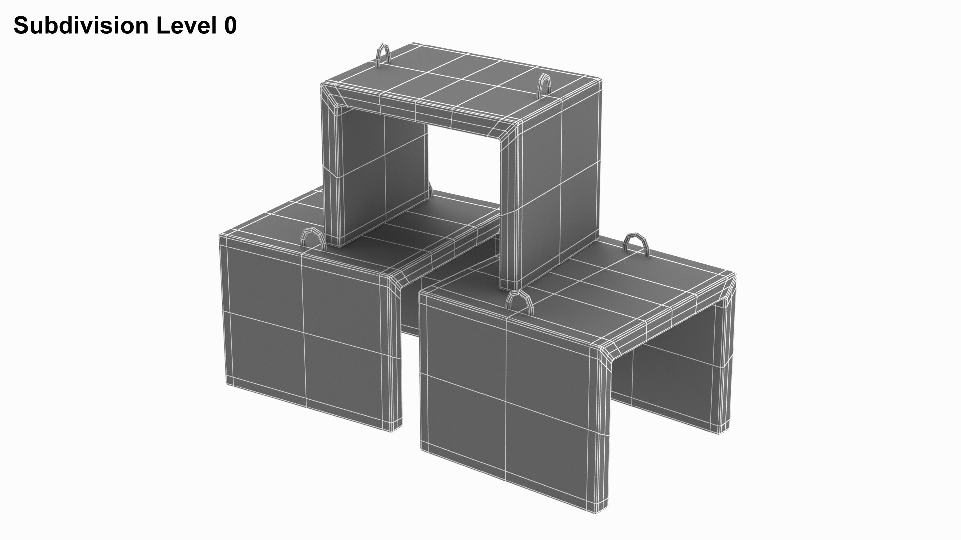3D Model Concrete Blocks - TurboSquid 2313295