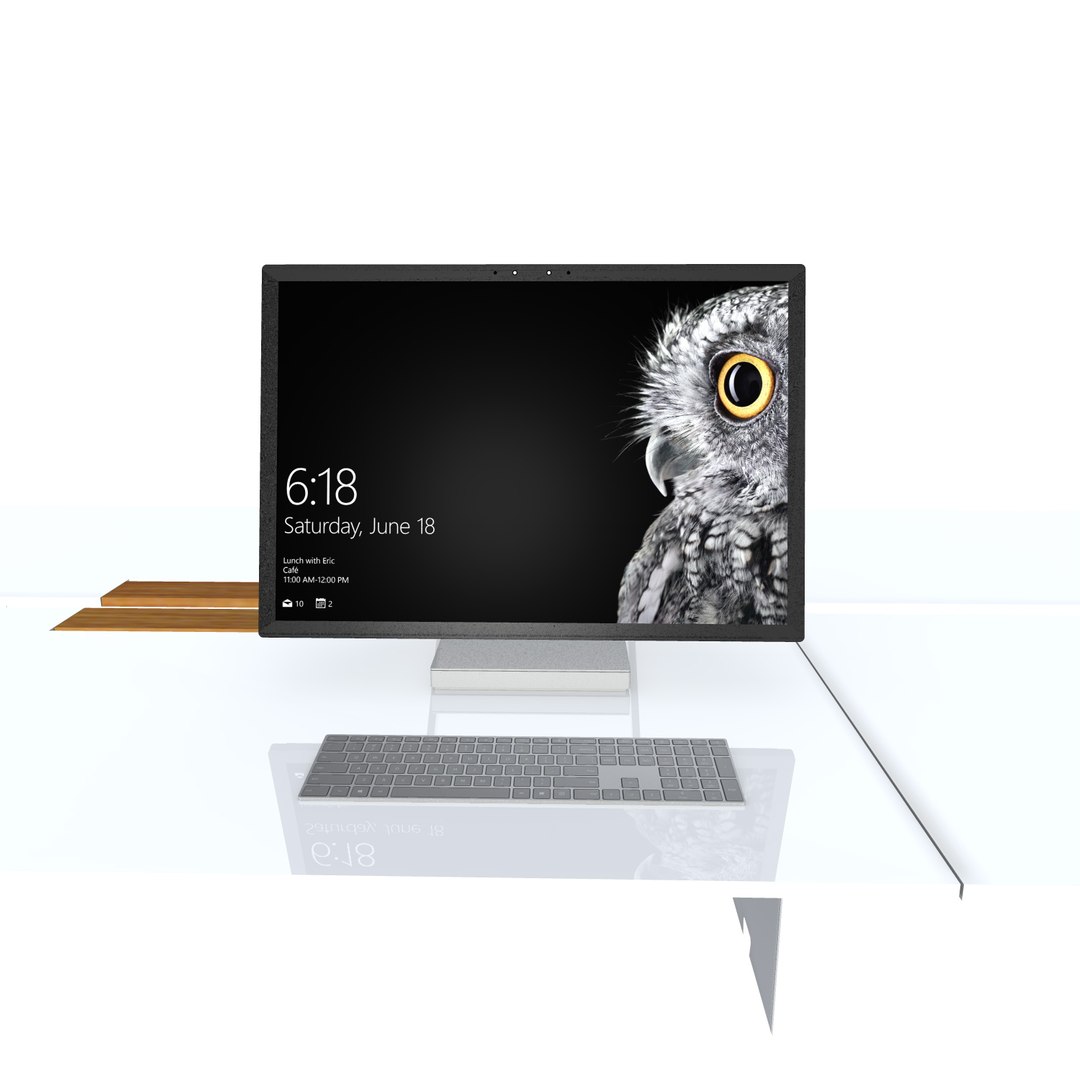 3D Microsoft Surface Studio Model - TurboSquid 1238739