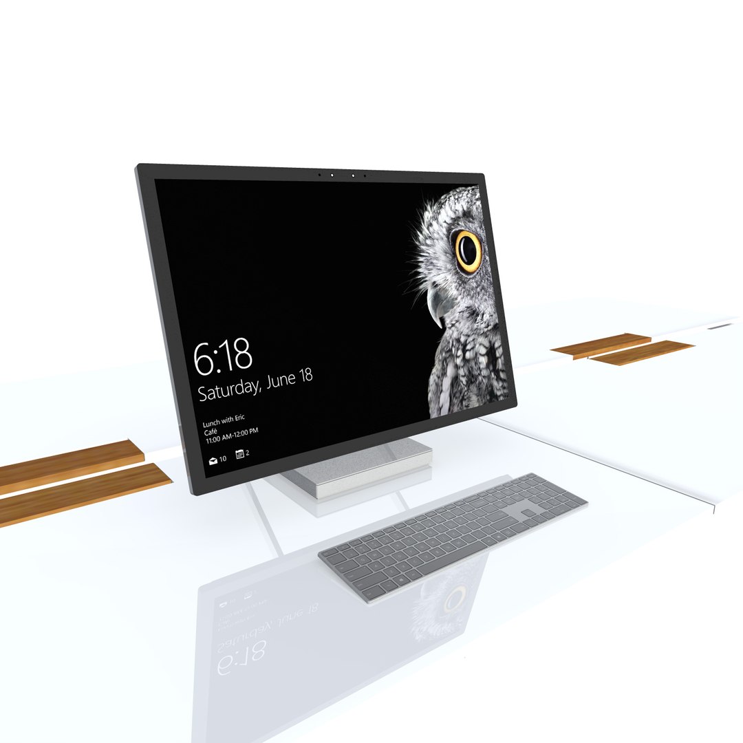 3D Microsoft Surface Studio Model - TurboSquid 1238739