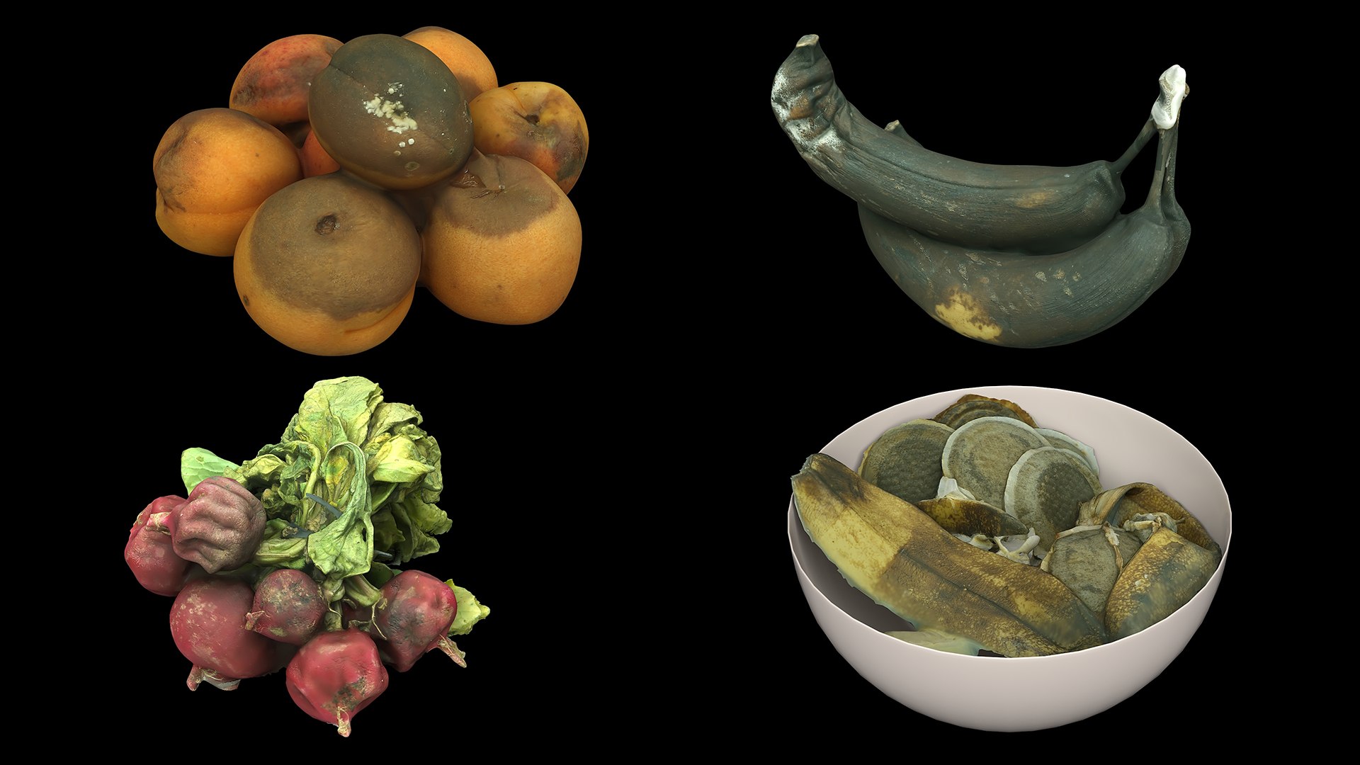 Garbage Rotten Collection 01 Model - TurboSquid 2042640