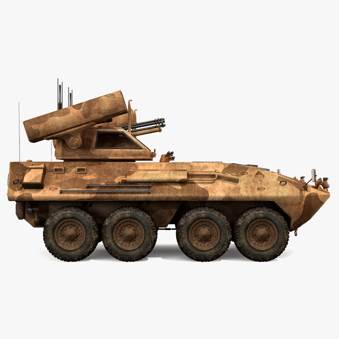 lav-ad air defense vehicle 3d model