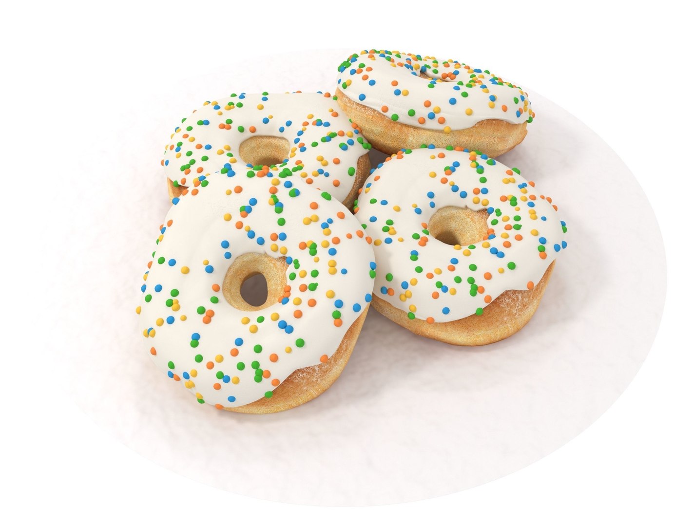 Donut Food Doughnut 3D Model - TurboSquid 1562208