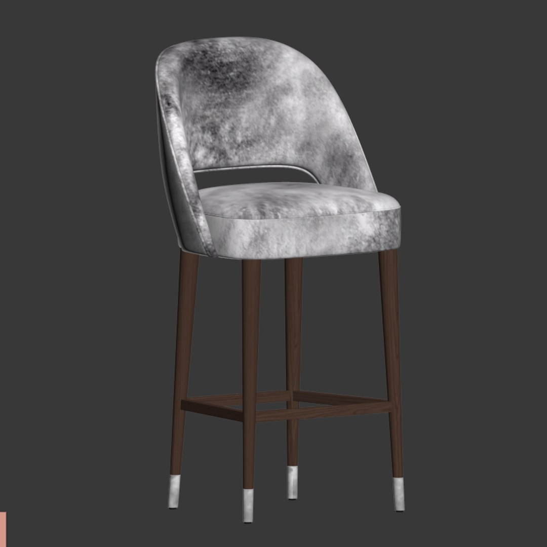 3D Ava Bar Stool Mambo - TurboSquid 1544281