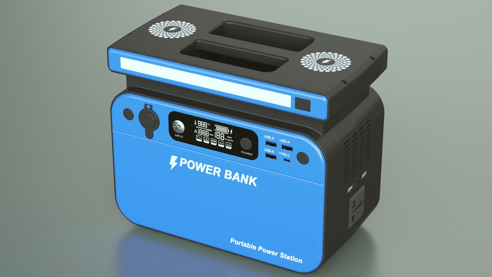 3D Portable Power Station - TurboSquid 1975910
