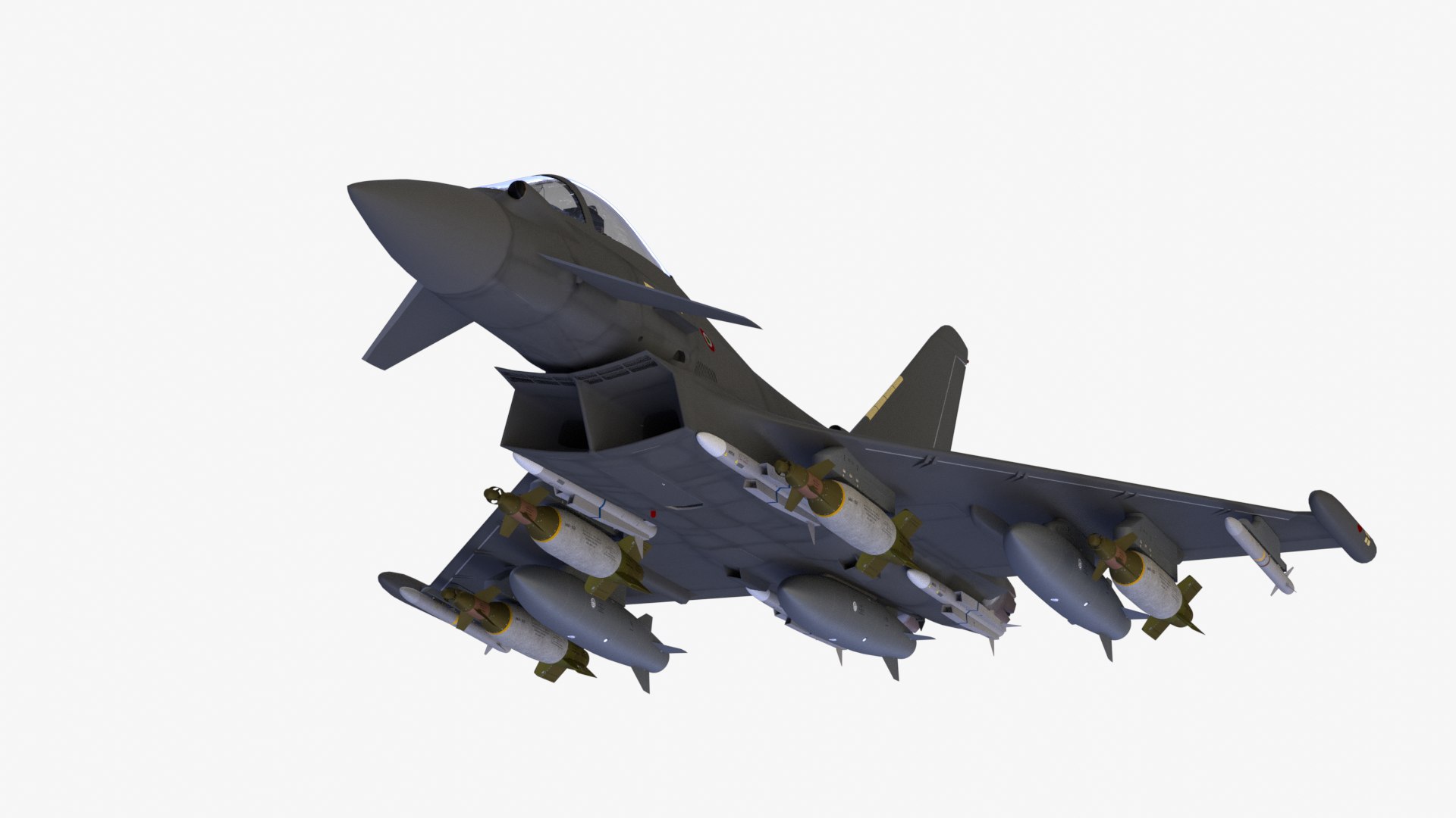3D Eurofighter Typhoon EF-2000 Aircraft model - TurboSquid 1970560