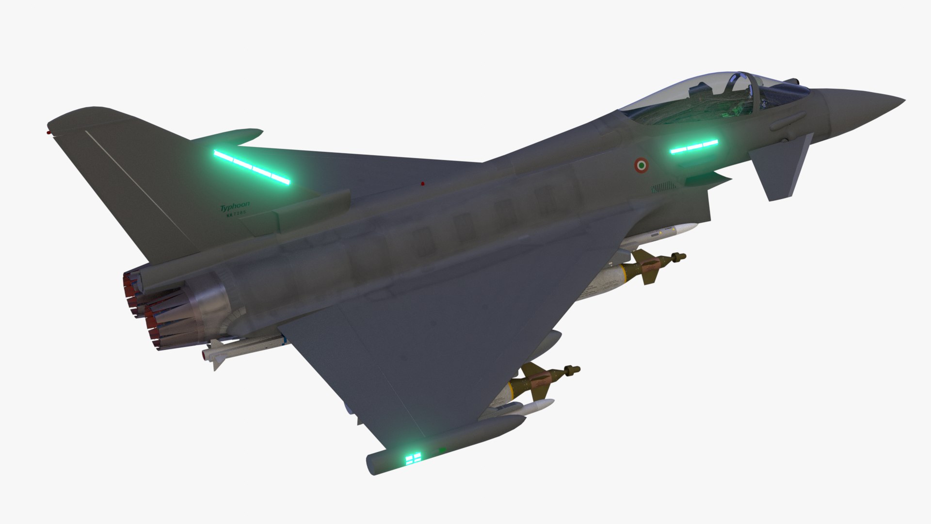 3D Eurofighter Typhoon EF-2000 Aircraft model - TurboSquid 1970560