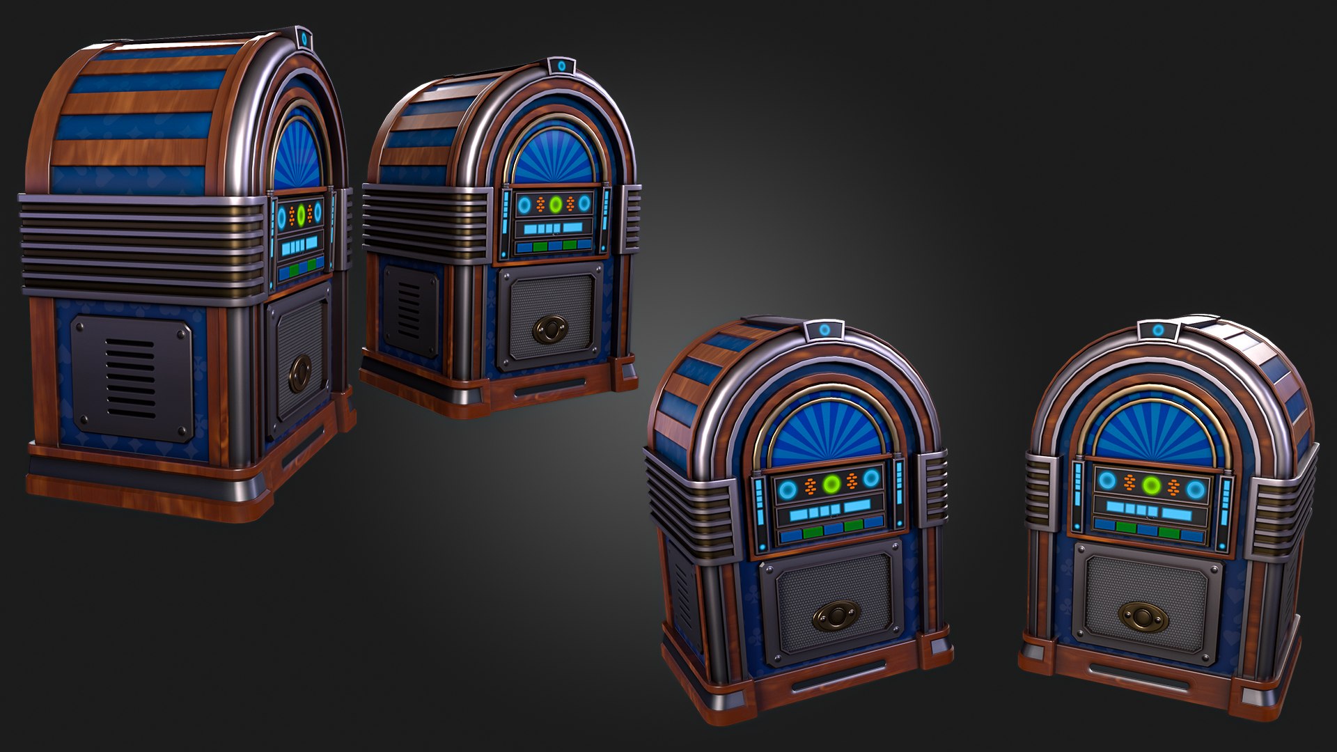 Jukebox 3D - TurboSquid 2241036
