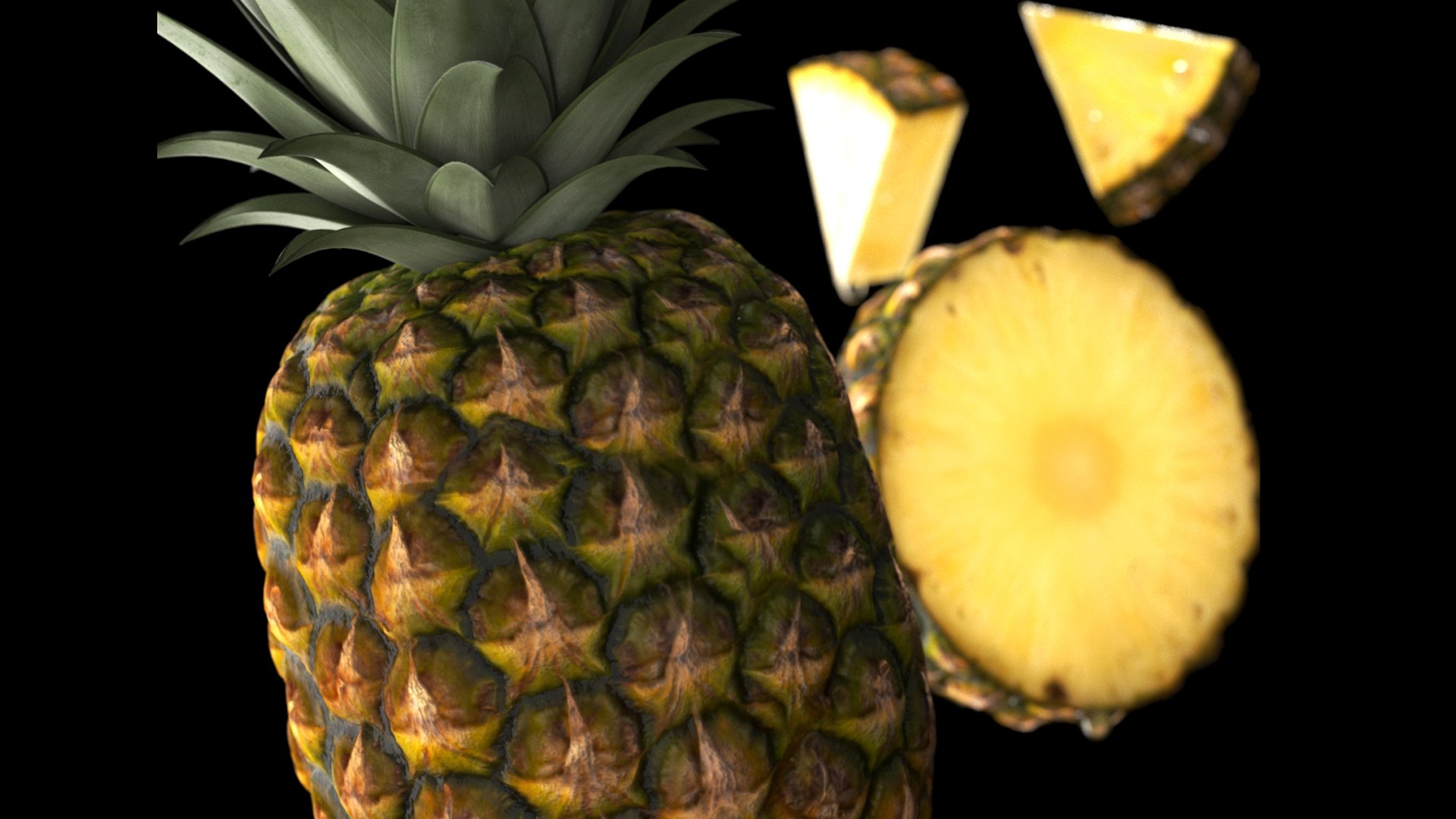 3D PINEAPPLE Model - TurboSquid 1785505