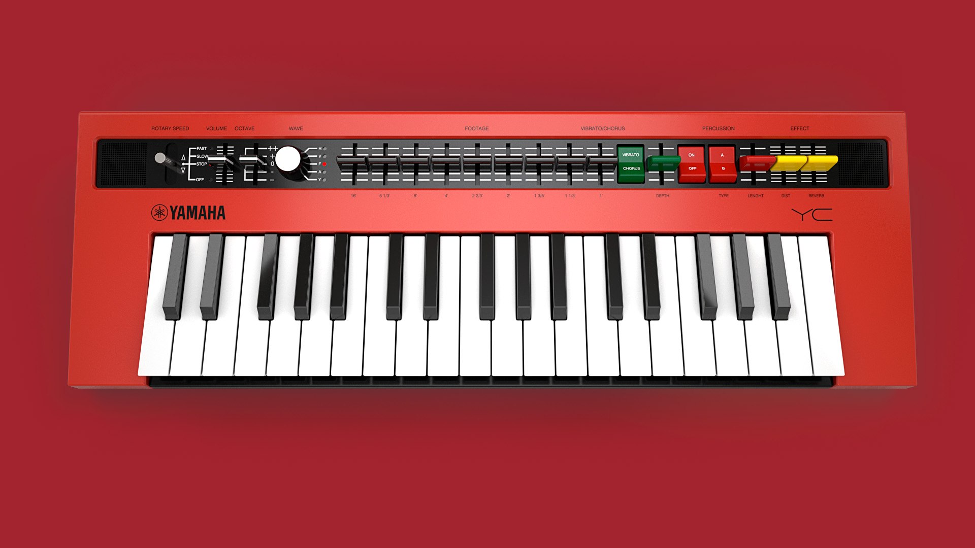 3D YAMAHA REFACE YC Model - TurboSquid 2278052