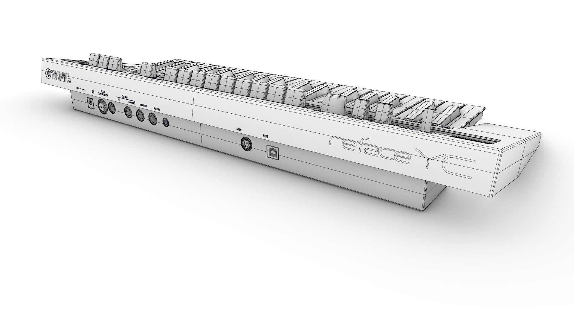 3D YAMAHA REFACE YC Model - TurboSquid 2278052