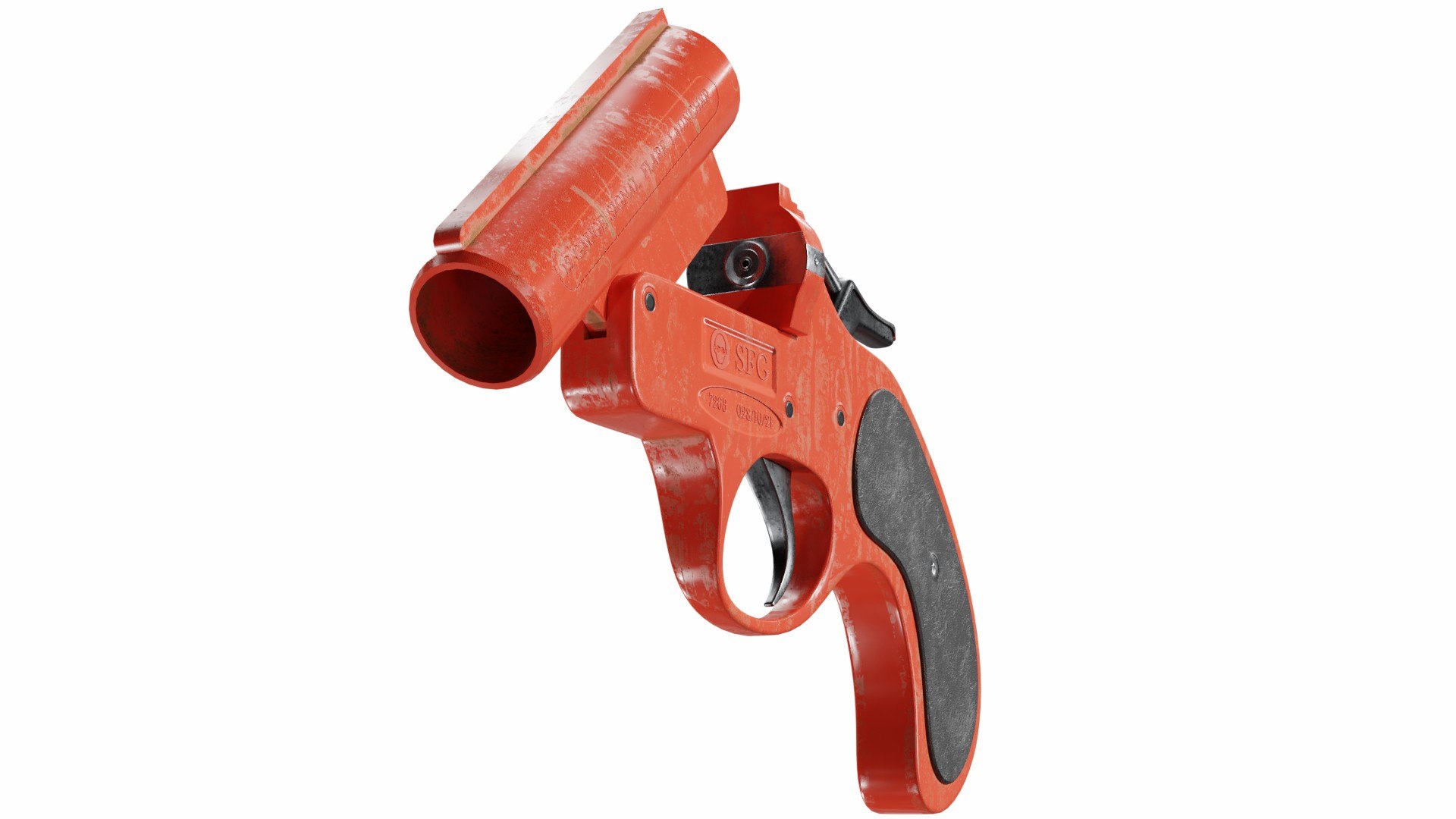 Flare Gun 3D Model - TurboSquid 1752330
