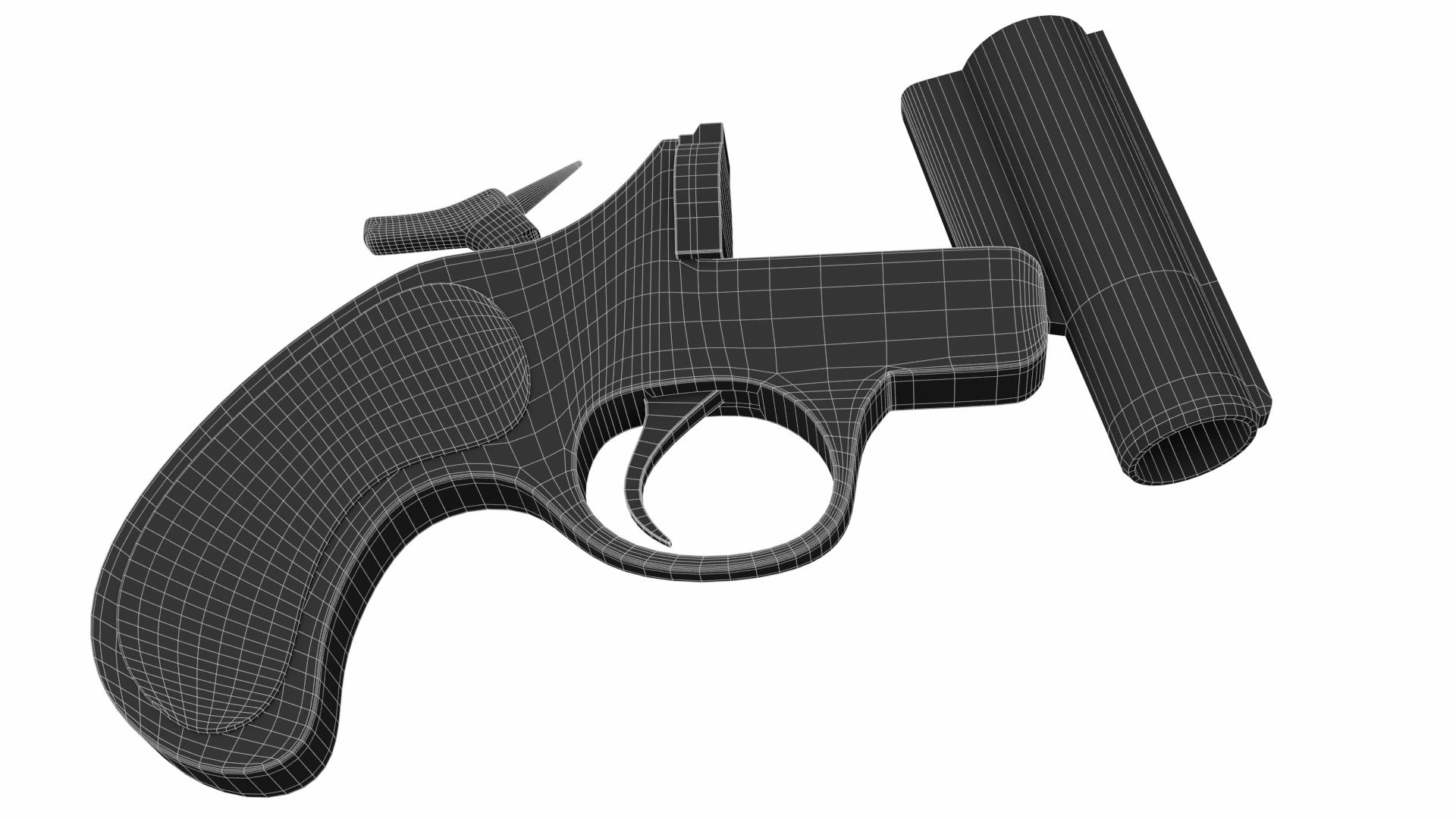Flare Gun 3D Model - TurboSquid 1752330