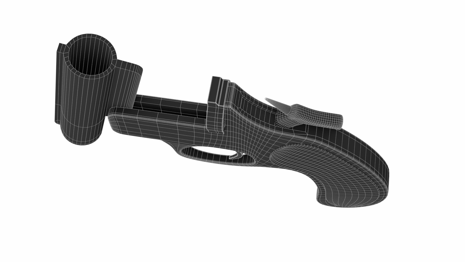 Flare Gun 3D Model - TurboSquid 1752330