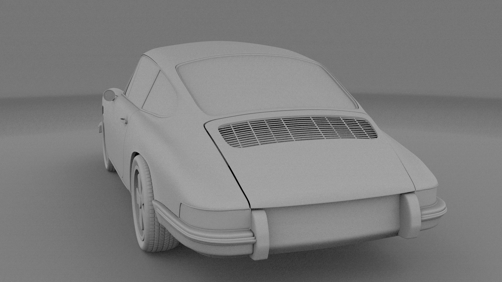 car porsche 3d model