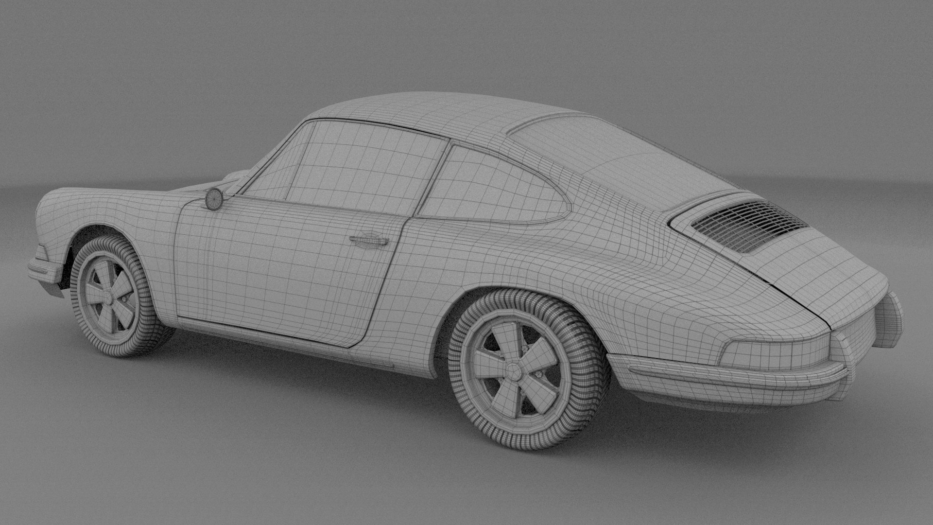 car porsche 3d model